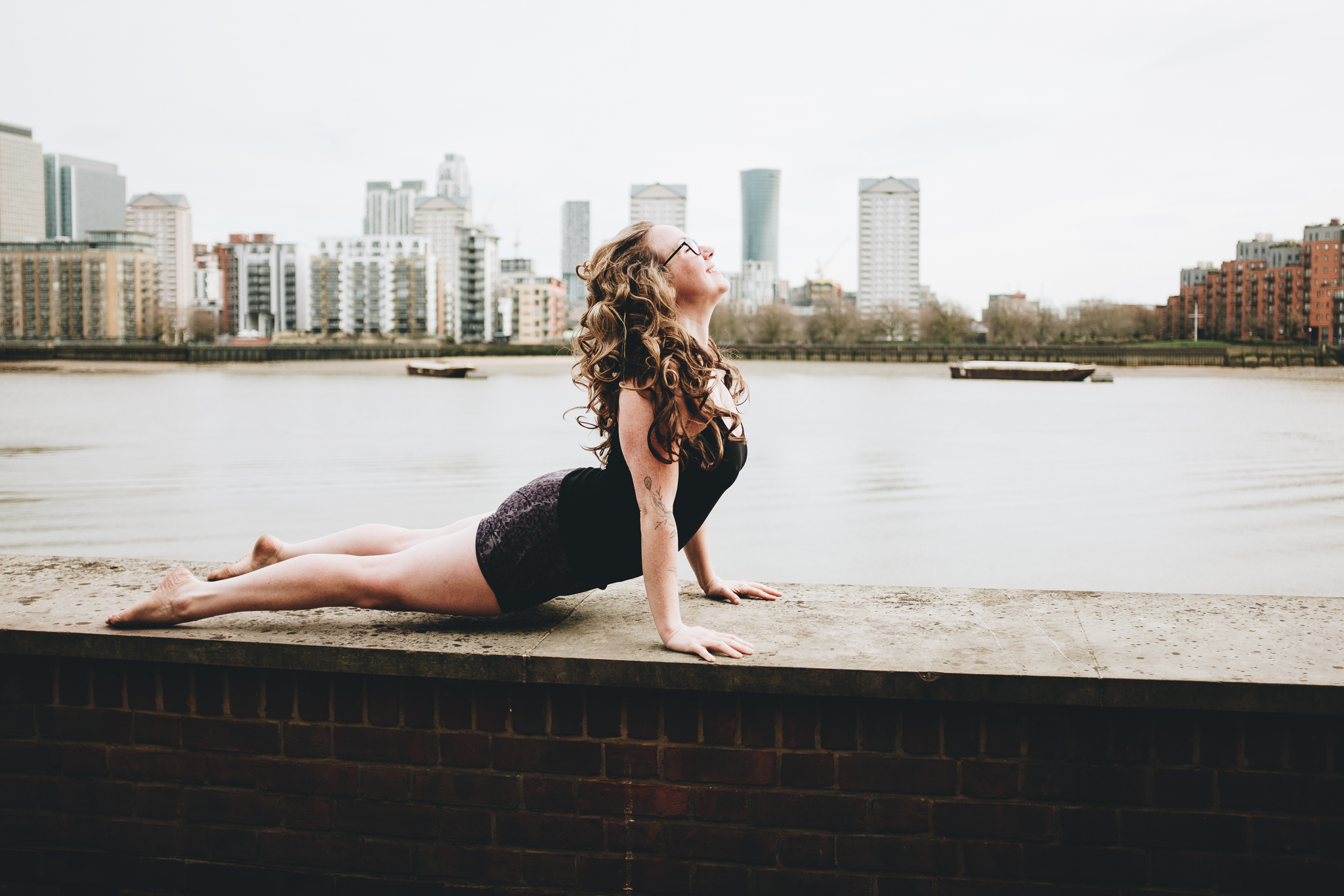 Stretch Breathe Smile | Central London Yoga Photography | Elle Lorean Co