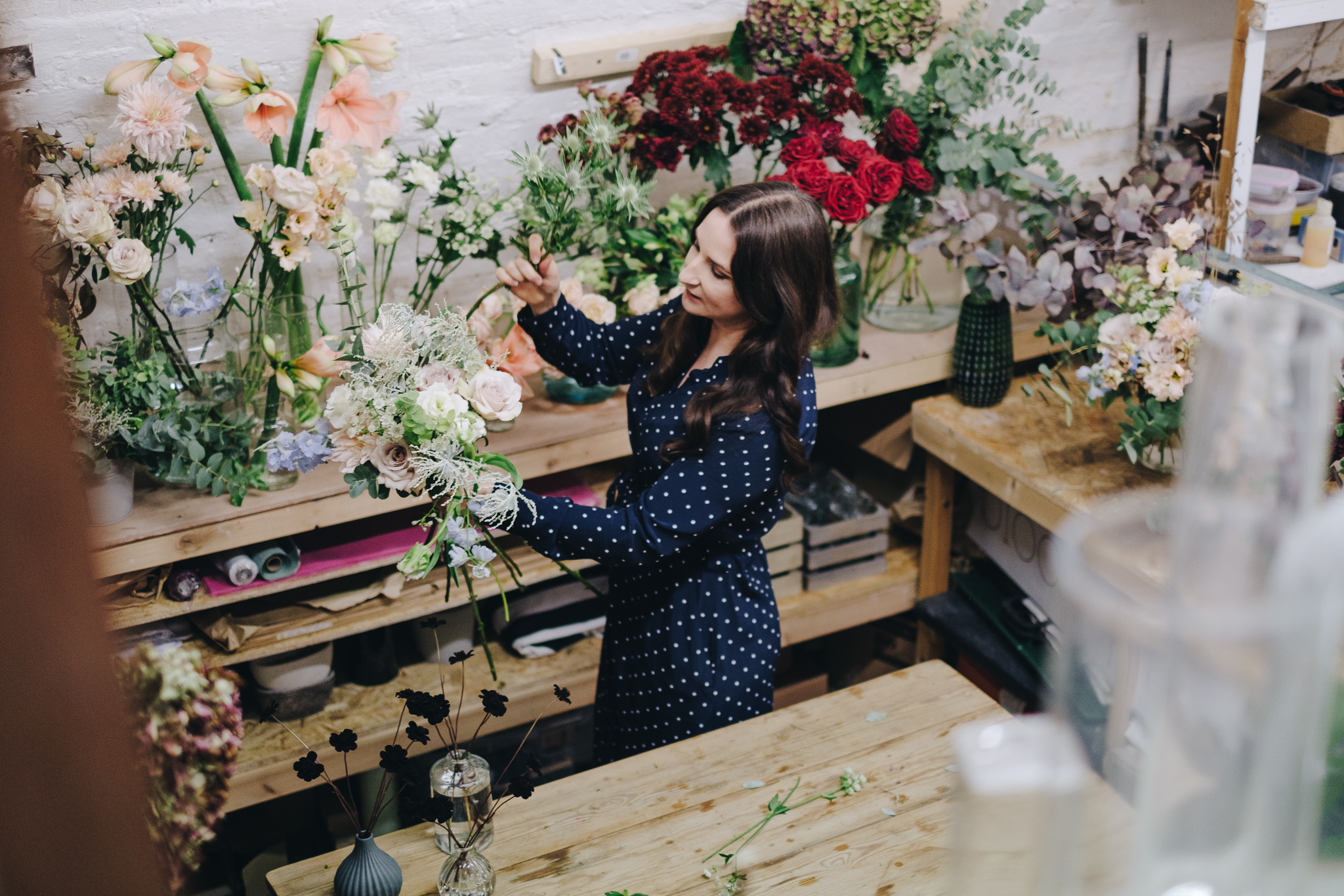 Personal Brand Photography for London Florist in Peckham | Elle Lorean Co